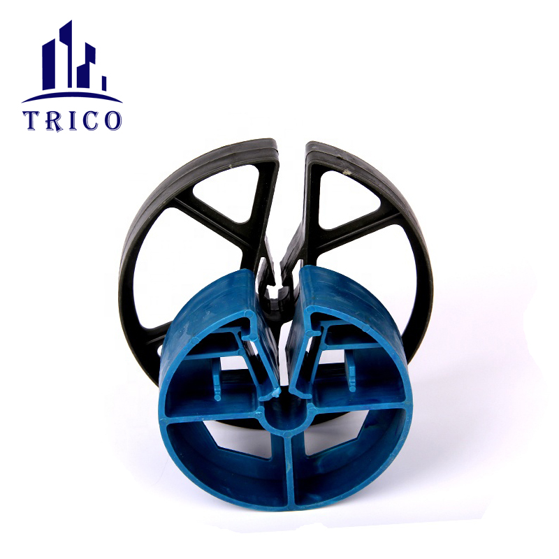 Concrete Plastic Fittings Plastic Wheel Spacer │ Plastic Safety Rebar ...