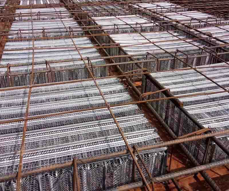 Hot Dip Galvanized Formwork Steel Mesh Rib Lath