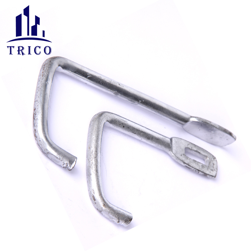 Construction concrete formwork hardware galvanized steel L hook supplier
